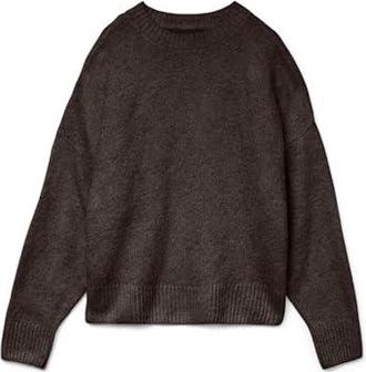 Vero Moda Pull en Maille VMBOOM Pull-Overs Chocolate Torte M Chocolate Torte M