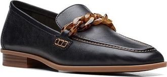 Clarks Sarafyna Iris Chaussures en Cuir Noir, Noir, 40 EU