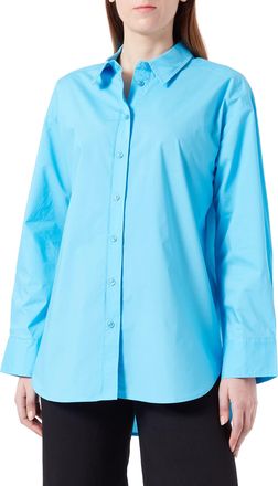 Part Two Damen Savanna Shirt Langärmliges Hemd mit entspannter Passform, Swim Cap, 34