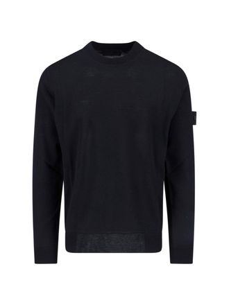 Stone Island Virgin Wool Sweater Compass