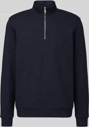 Marc O'Polo Denim Regular Fit Troyer aus reiner Baumwolle