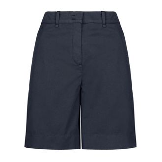 Bomboogie Femme, Shorts, Bleu, Taille: 42 FR Bermuda en satin de coton