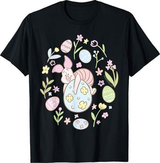Disney Winnie the Pooh Piglet Easter Egg Pastel Spring Icons T-Shirt