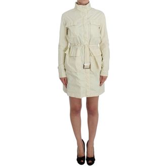 P.A.R.O.S.H. Chic Beige Trenchcoat Jacke - - Coats - Damen - Beige - S