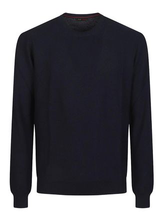 Fay Pull Col Rond - Noir