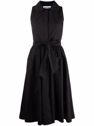 Moschino Midikleid mit G&uuml;rtel - Schwarz