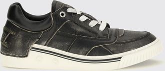 Fendi Low-Top-Sneakers Fender aus Kalbsleder mit Gummisohle