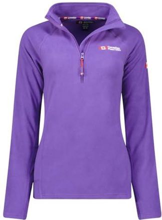 Canadian Peak Tugeak Hz Lady - Polaire Fine Femme Chaude Fermeture Zip - Veste Automne Hiver Printemps Chaud Femmes - Longues Manches Vetement Pull Fourrure Doux Co