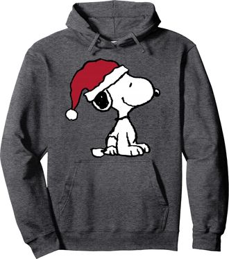 Peanuts Weihnachtsm&uuml;tze Snoopy Pullover Hoodie