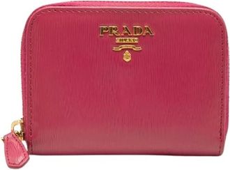 Prada Porte-monnaie Pre-owned - Femme - Pre-owned - Rose - Taille: ONE Size