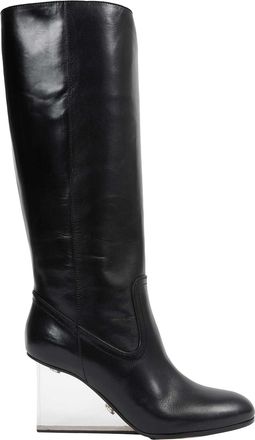 Maison Margiela Plexi Wedge High Boots