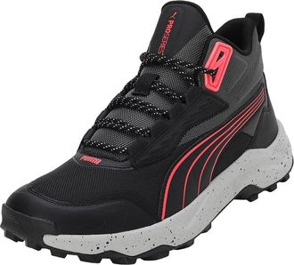 Puma Unisex Obstruct Pro Mid Straßen-Laufschuh, Black Cool Dark Gray Fire Orchid, 48.5 EU