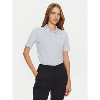 Tommy Hilfiger Poloshirt 1985 WW0WW43224 Himmelblau Regular Fit