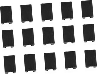 Soimiss 100 Stück Möbel Fußkappen Stuhlbeinschutz rutschfest Möbelgleiter Stuhlschutz für Stuhl und Tischbeine im Büro und Zuhause