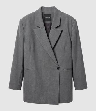 Jeanne Vouland Blazer Pari Crois&eacute; Gris Fonc&eacute;