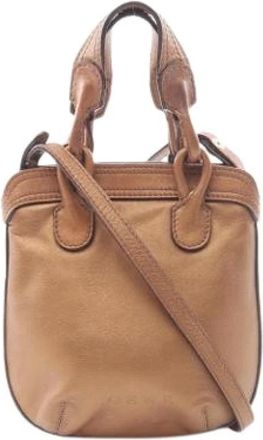 Loewe Sac Mini Pre-owned - Femme - Pre-owned - Brun - Taille: ONE Size