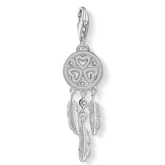 Thomas Sabo Thomas Sabo Damen Charm-Anh&auml;nger Traumf&auml;nger Charm Club 925 Sterling Silber 1424-051-21