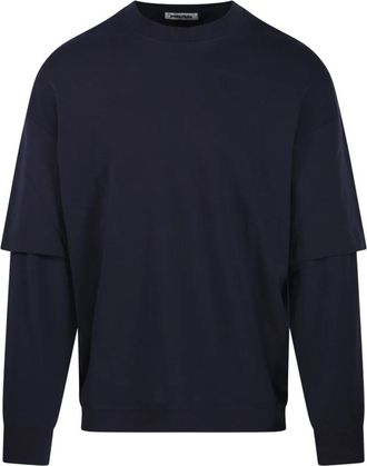 Darkpark Darkpark, Homme, Tops, Bleu, Taille: S Troy Double Sleeve T-Shirt