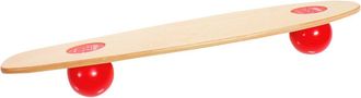 Togu Unisex - Erwachsene Balancegerät Balanza Freeride holzfarben, rot, 100 x 30 x 14 cm