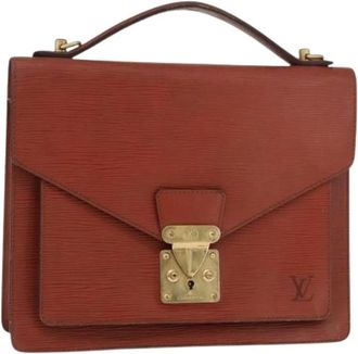 Louis Vuitton Sac &agrave; main en cuir Epi Pre-owned - Femme - Pre-owned - Brun - Taille: ONE Size