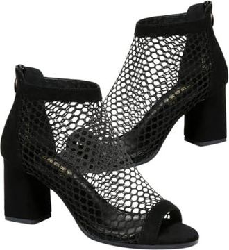 Valiclud Sandales Femme Été Creuses Confortables Sandales Bout Ouvert Mode Casual pour Marche et Voyage Noir