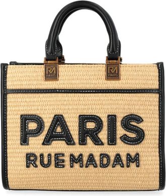 Rue Madam Femme, Sacs, Multicolore, Taille: ONE Size Iconique Mini Tote Straw