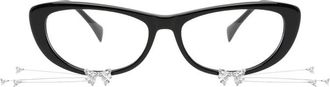 Yvmin Embellished Cat-eye Sunglasses