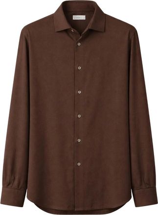 Paolo Pecora Homme, Chemises, Brun, Taille: 4XL Chemise en jersey