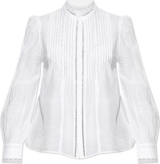 Zadig&Voltaire Femme, Blouses et Chemises, Blanc, Taille: 42 FR Shirt Timz