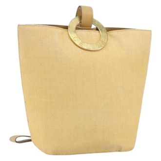 Celine Pre-owned Vintage Canvas Bucket Bag - - Pre-owned - Damen - Gelb - ONE SIZE