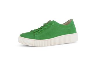 Gabor Damen Low-Top Sneaker, Frauen Halbschuhe,schnürschuhe,schnürer,straßenschuhe,Strassenschuhe,Sportschuhe,Verde,38.5 EU / 5.5 UK
