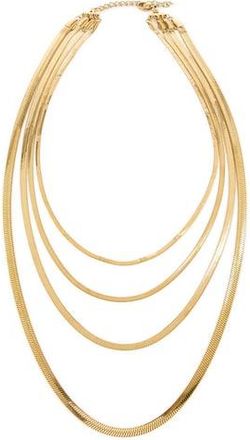 Au Printemps Paris Collier &agrave; quatre cha&icirc;nes