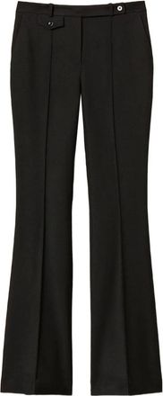 Twin-Set pantalon à coupe évasée - Noir