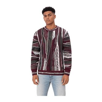 Carlo Colucci Rundhals-Strickware - - Knitwear - Herren - Mehrfarbig - S
