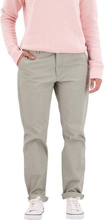 Dockers Damen Hose Weekend Chino Slim, Forest Fog, 28 Extra Lang