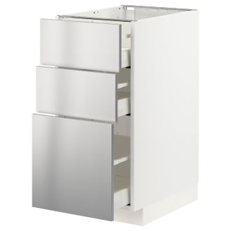 IKEA METOD / MAXIMERA Unterschrank mit 3 Schubladen
