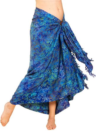 Panasiam Sarong B109 green leaf, L