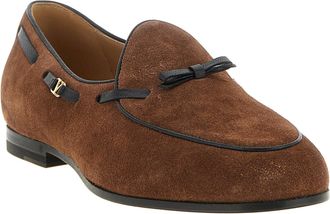 Valentino Garavani Calfskin Leather Loafer - Brown