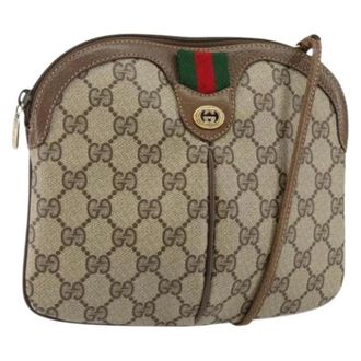 Gucci Sac bandouli&egrave;re vintage Pre-owned - Femme - Pre-owned - Beige - Taille: ONE Size