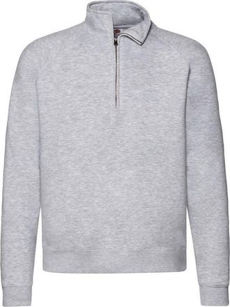 Fruit Of The Loom Sweatshirt Fruit of the Loom Premium Zip Neck Sweat