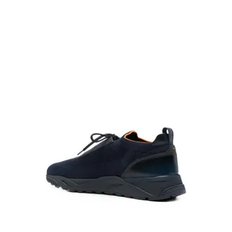 Santoni Hodu Sneaker - Navy