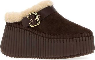 Chlo&eacute; Nama Slipper - Brown
