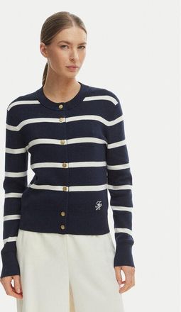 Tommy Hilfiger Strickjacke WW0WW49617 Dunkelblau Regular Fit