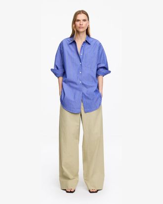 Arket Pyjamahose Aus Baumwolle -Beige