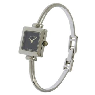 Gucci Pre-owned Edelstahl Uhr - - Pre-owned - Damen - Schwarzk - ONE SIZE