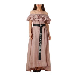 Copenhagen Muse Molly Maxikleid - - Dresses - Damen - Rosa - M