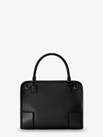 Loewe Womens Leather Handbag Amazona 180 Black Handbags Hand Bags