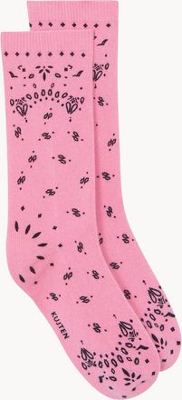 Kujten Chaussettes cachemire - Chaussettes Sig Bandana