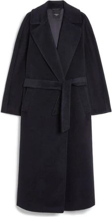 Max Mara Femme, Manteaux, Bleu, Taille: 40 FR Tempera Coat