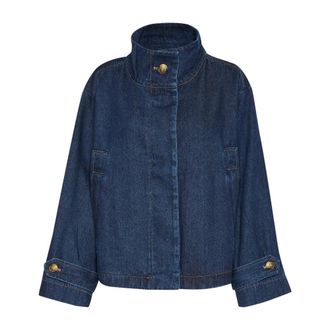 Soaked In Luxury Sljannine Cade Jacke - - Jackets - Damen - Blau - XL